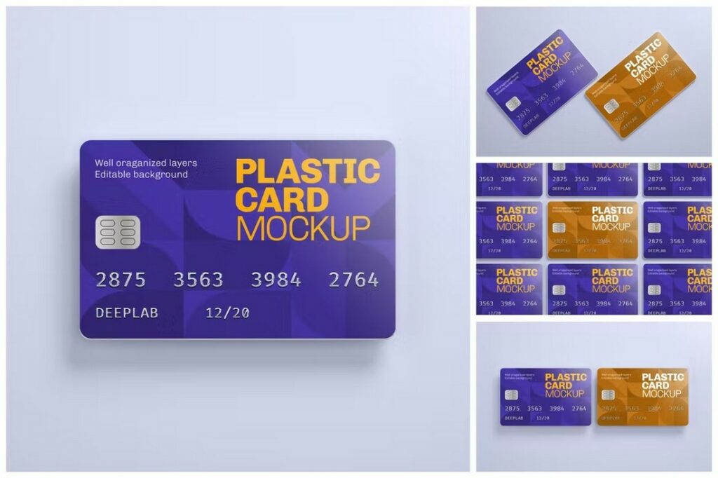 20+ Best Credit Card Mockup Templates 2023 | Design Shack