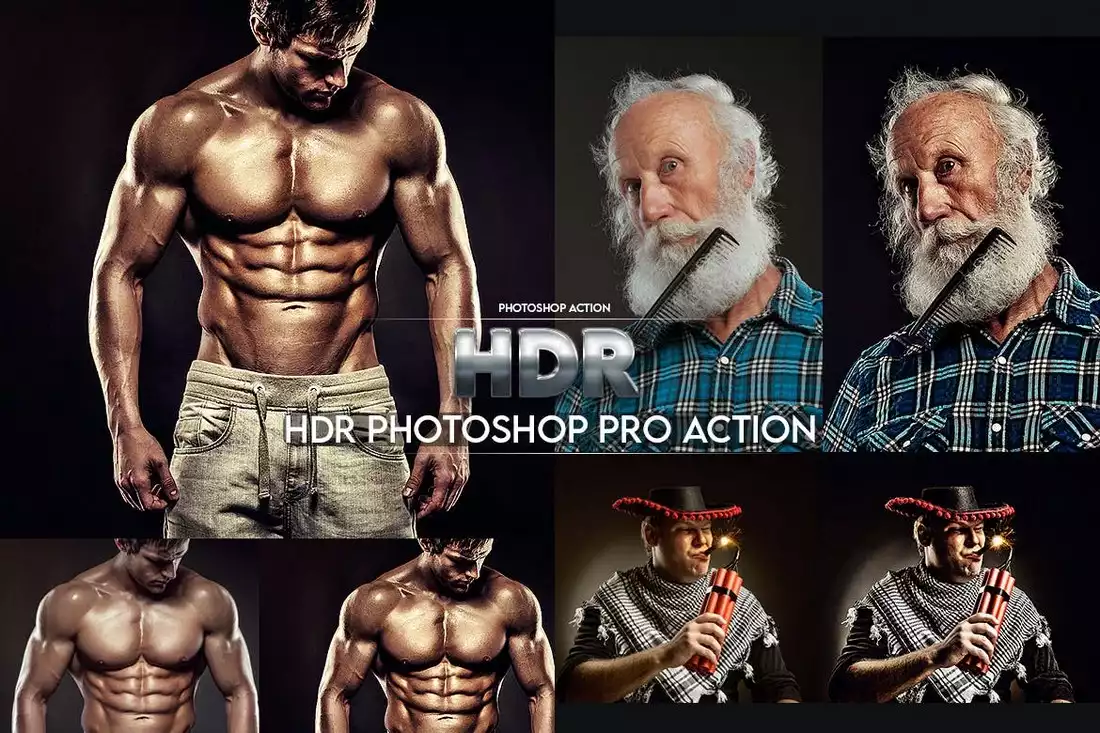 Professional HDR Photoshop Action | Design Shack