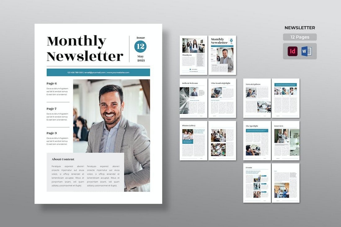 Professional Newsletter Templates