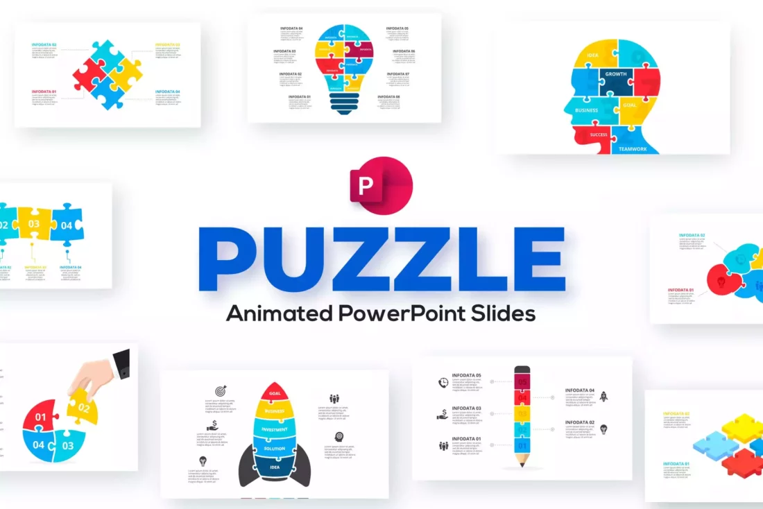 Puzzle Animated Template | Design Shack