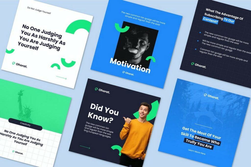 100+ Best Instagram Templates & Banners 2025 | Design Shack