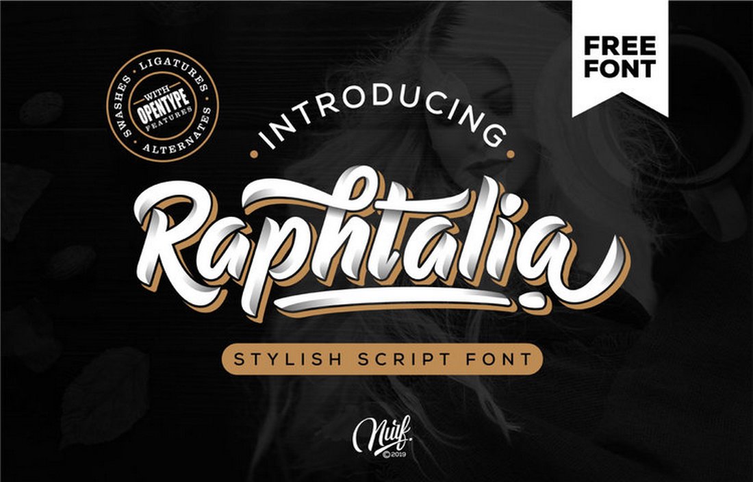  Free Poster Vintage Font By Affiche Blog