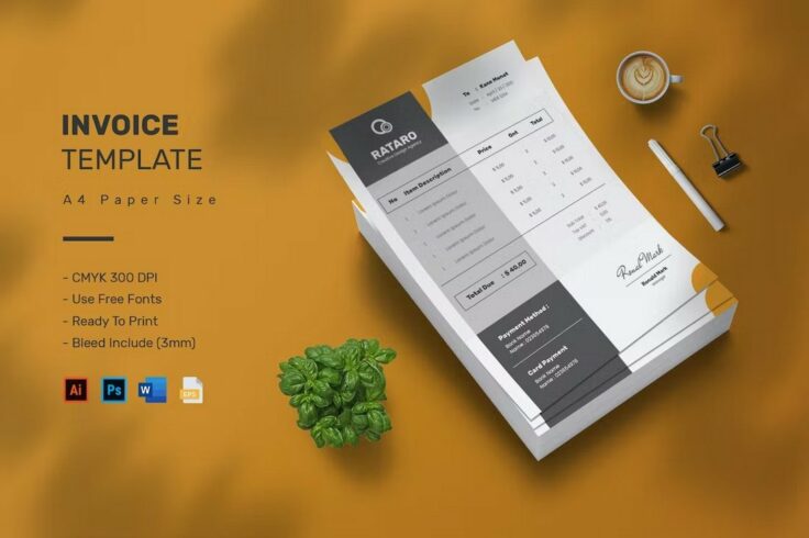 25+ Best Invoice Templates for Word (Free & Pro) 2024 | Design Shack