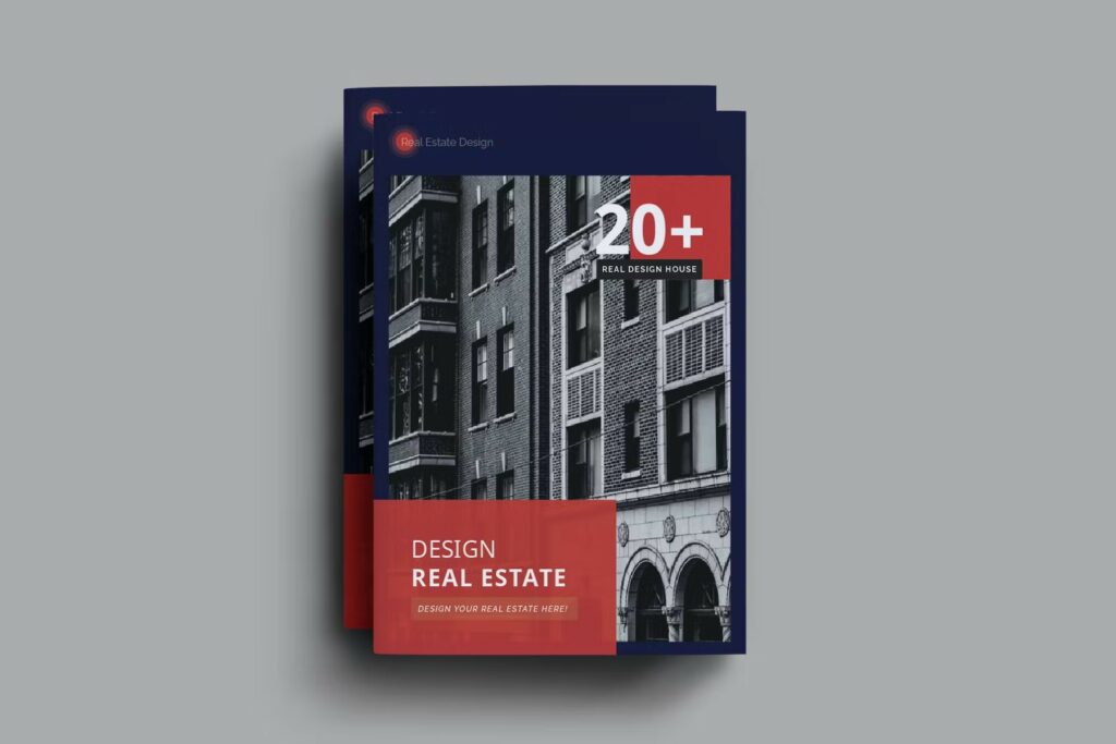 20+ Creative Real Estate Brochure Design Templates & Examples - Gold ...
