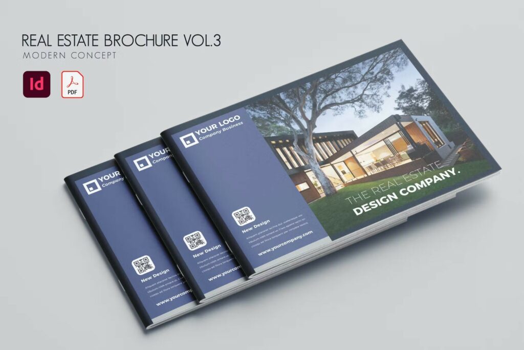 20+ Template & Contoh Desain Brosur Real Estat Kreatif - desainae.com