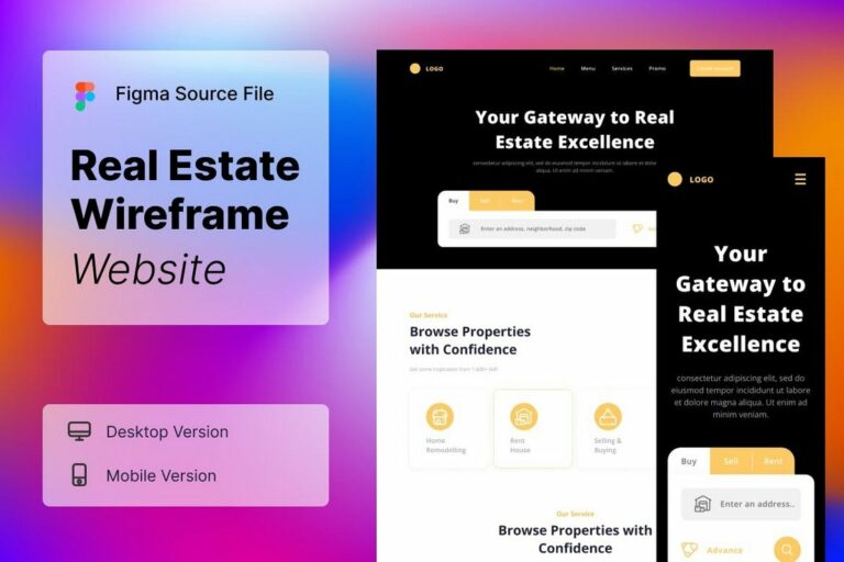 40+ Website Wireframe Templates (For Sketch, Photoshop + More) - Shack ...
