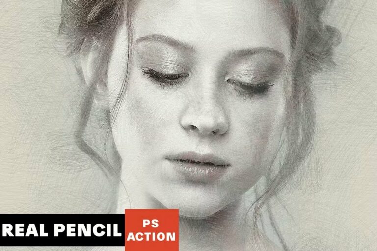 20+ Photo to Pencil Actions for Photoshop (Sketch + Drawing Effects ...