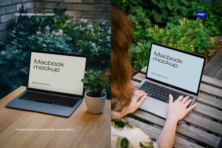 50+ Laptop Mockup Templates (PSD & PNG) | Design Shack