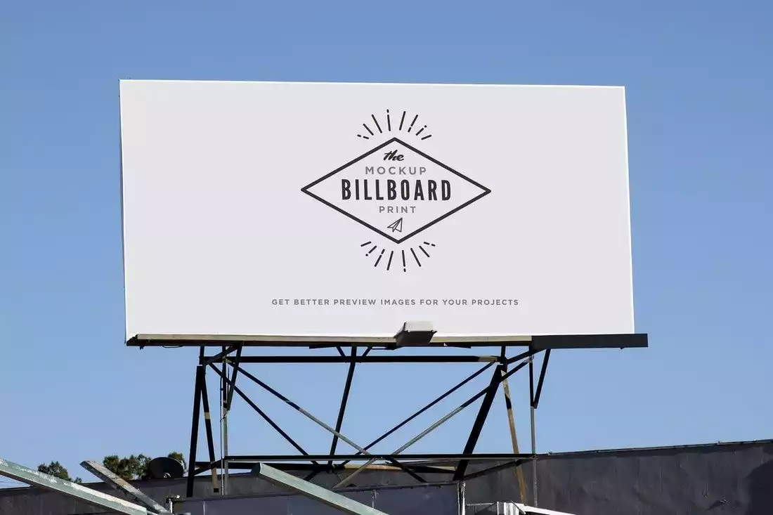 Realistic Outdoor Billboard Mockup | Design Shack