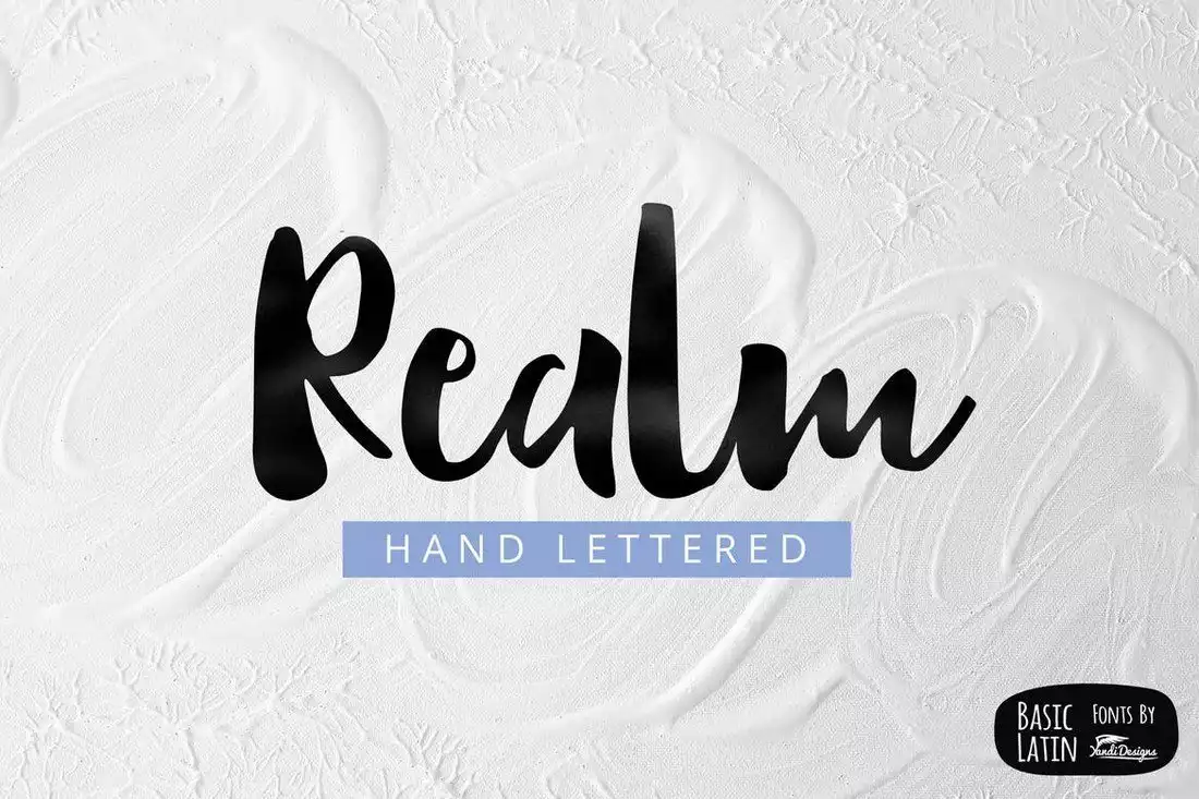 Realm Font | Design Shack