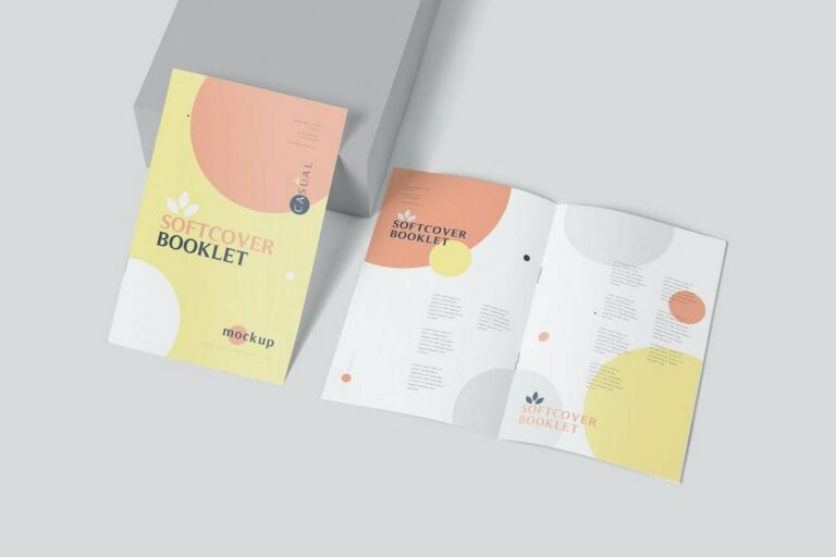 30+ Free Booklet Mockup Templates (+ Booklet Design Tips) | Design Shack