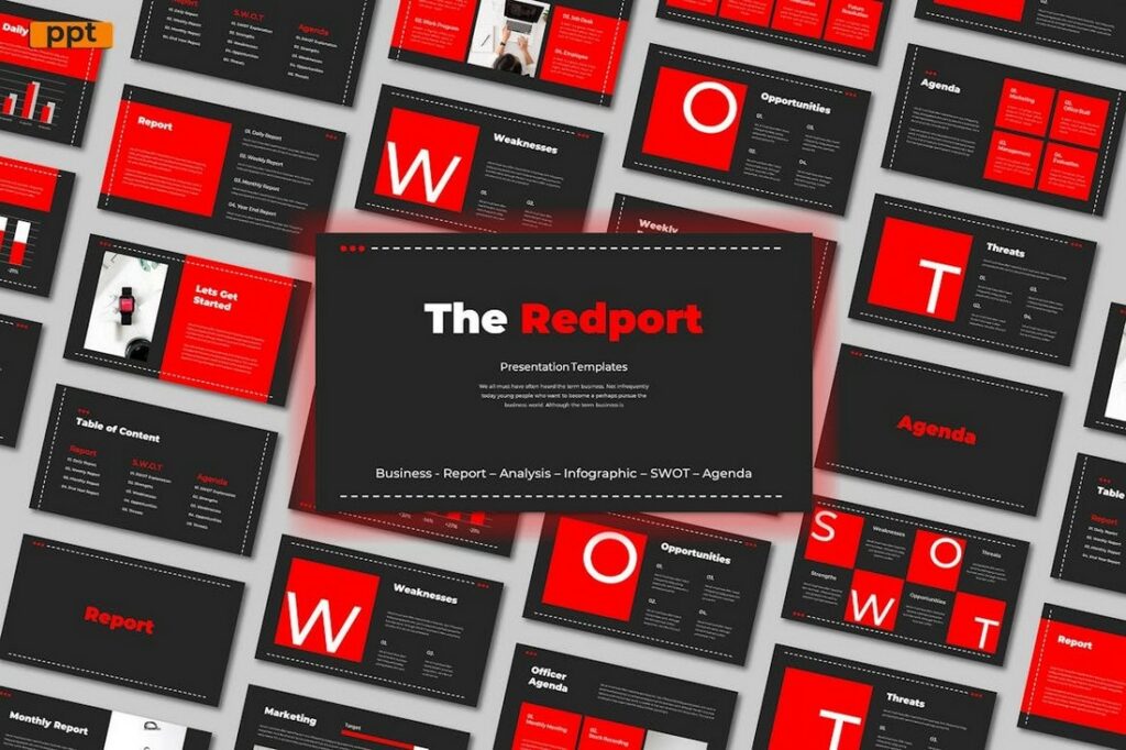 20+ Best SWOT Analysis PowerPoint Templates | Design Shack
