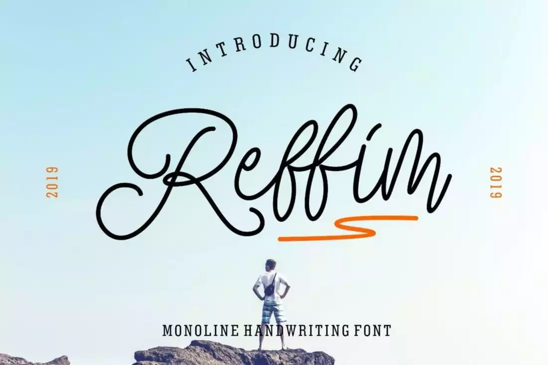 Reffim Monoline Handwriting Font | Design Shack