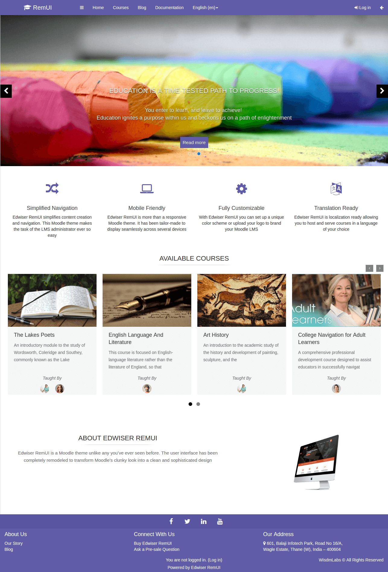 15 Best Moodle Themes Of 2017 Design Shack