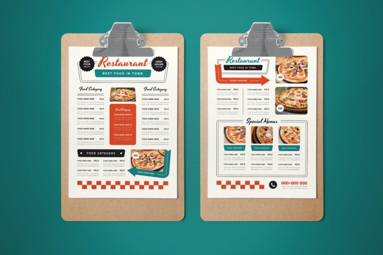 65+ Best Food & Drink Menu Templates 2025 | Design Shack