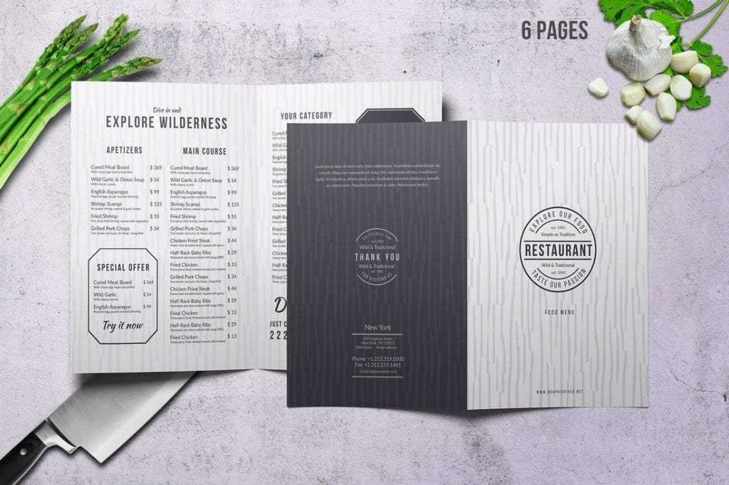 50+ Best Food & Drink Menu Templates 2021 | Design Shack