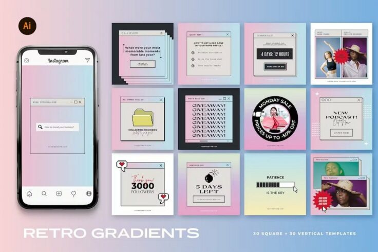 60+ Best Social Media Kit Templates & Graphics 2023 | Design Shack