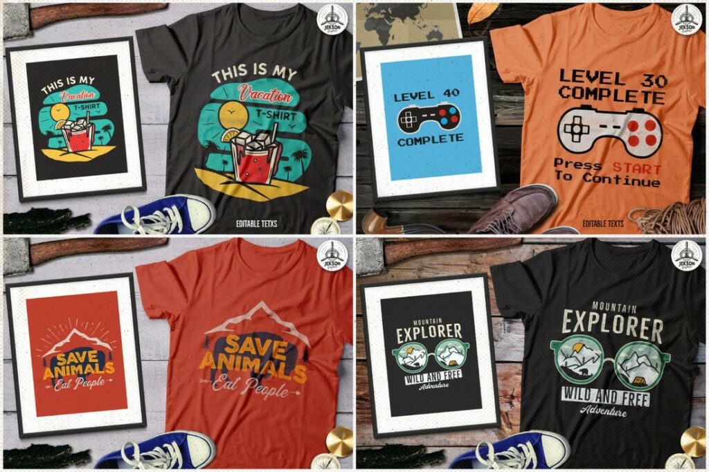 25+ Cool T-Shirt Designs for Printing Custom T-Shirts | Design Shack