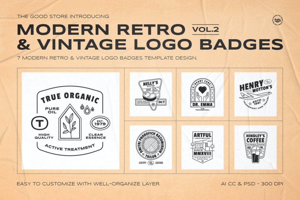 20+ Best Vintage Icon Packs, Badges & Insignias (Free & Premium ...
