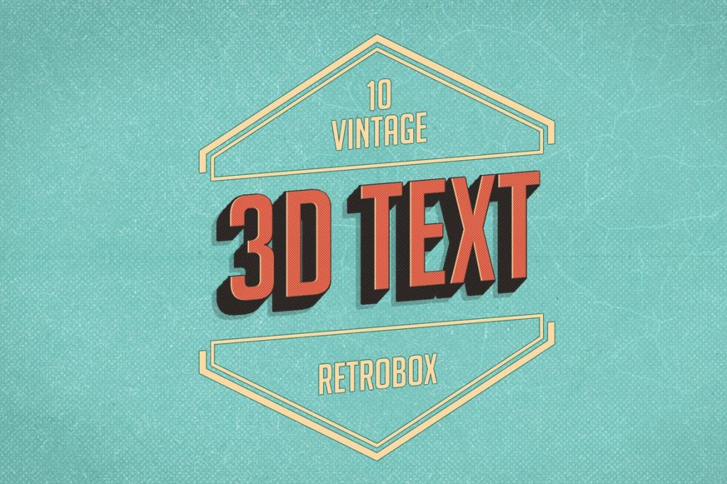 45+ Best Retro Text Effects & Styles | Design Shack