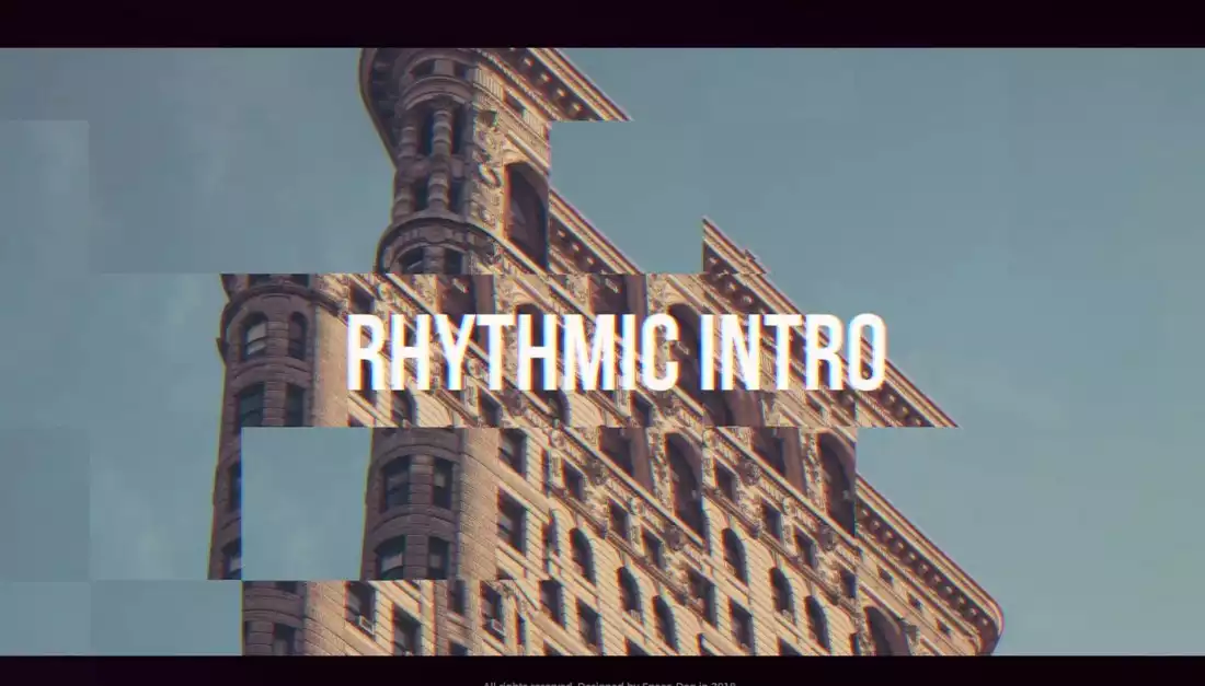 Rhythmic Intro Template | Design Shack