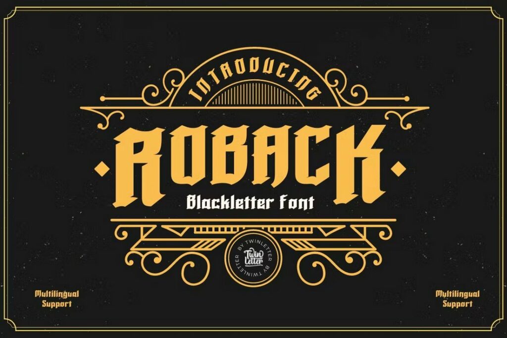 45+ Best Blackletter Fonts | Design Shack