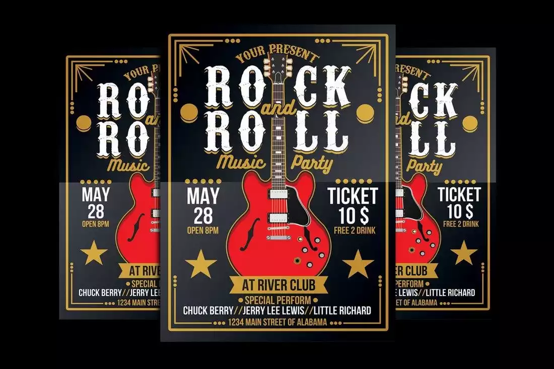 Rock and Roll Music Party | Design Shack