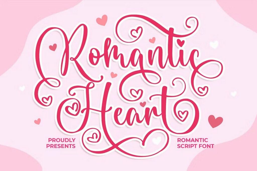 25+ Best Love & Romantic Fonts | Design Shack