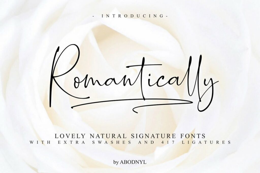 25+ Best Love & Romantic Fonts | Design Shack