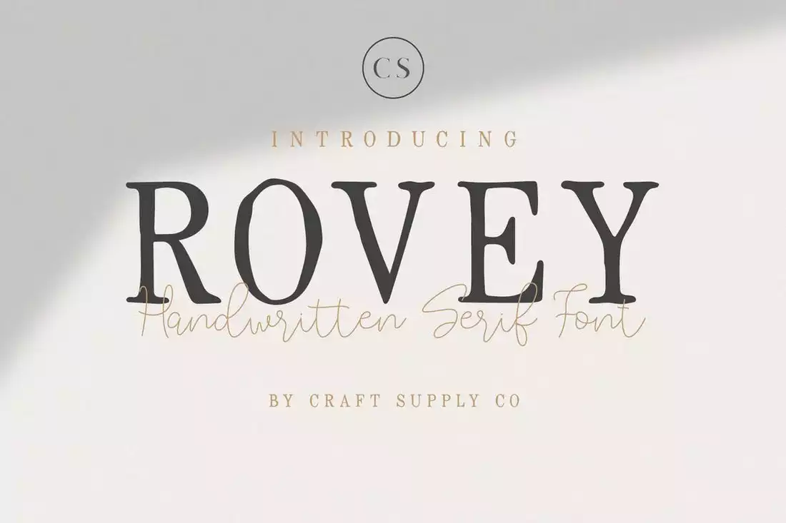 Rovey Font | Design Shack
