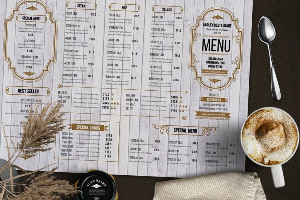 60+ Best Food & Drink Menu Templates 2024 | Design Shack