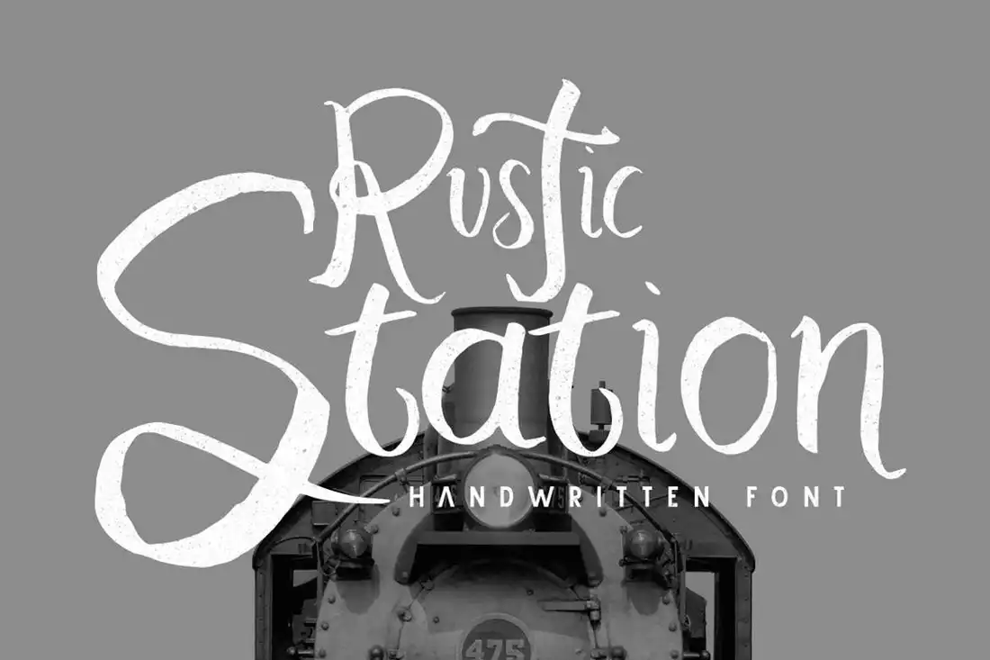 Rustic Station Handwritten Rustic Font | Design Shack