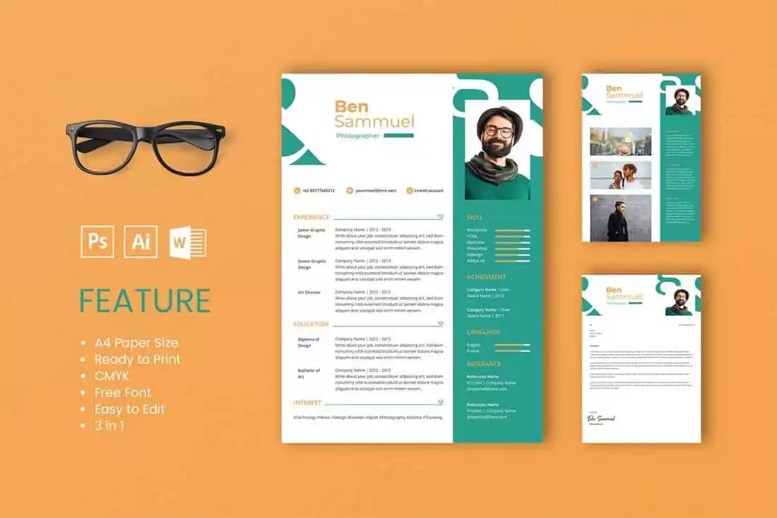 Sam Resume Template | Design Shack