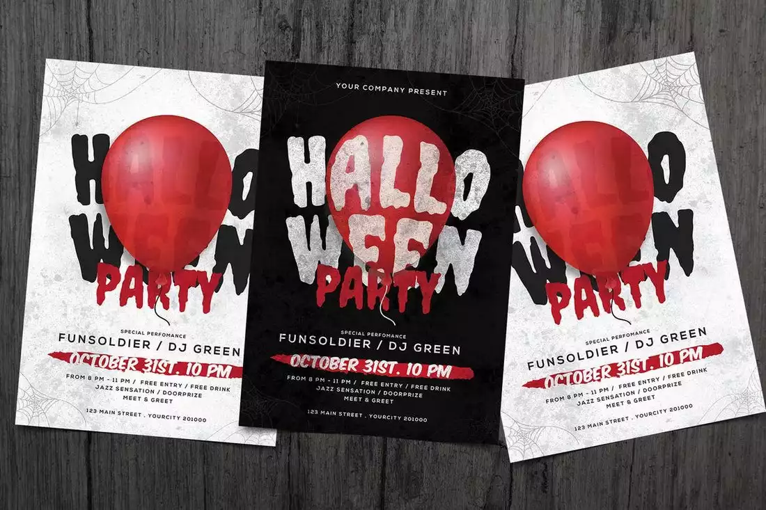 Scary Halloween Flyer Template | Design Shack