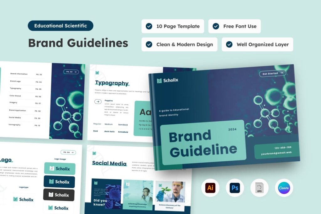 20+ Best Canva Brand Kits & Guidelines | Design Shack