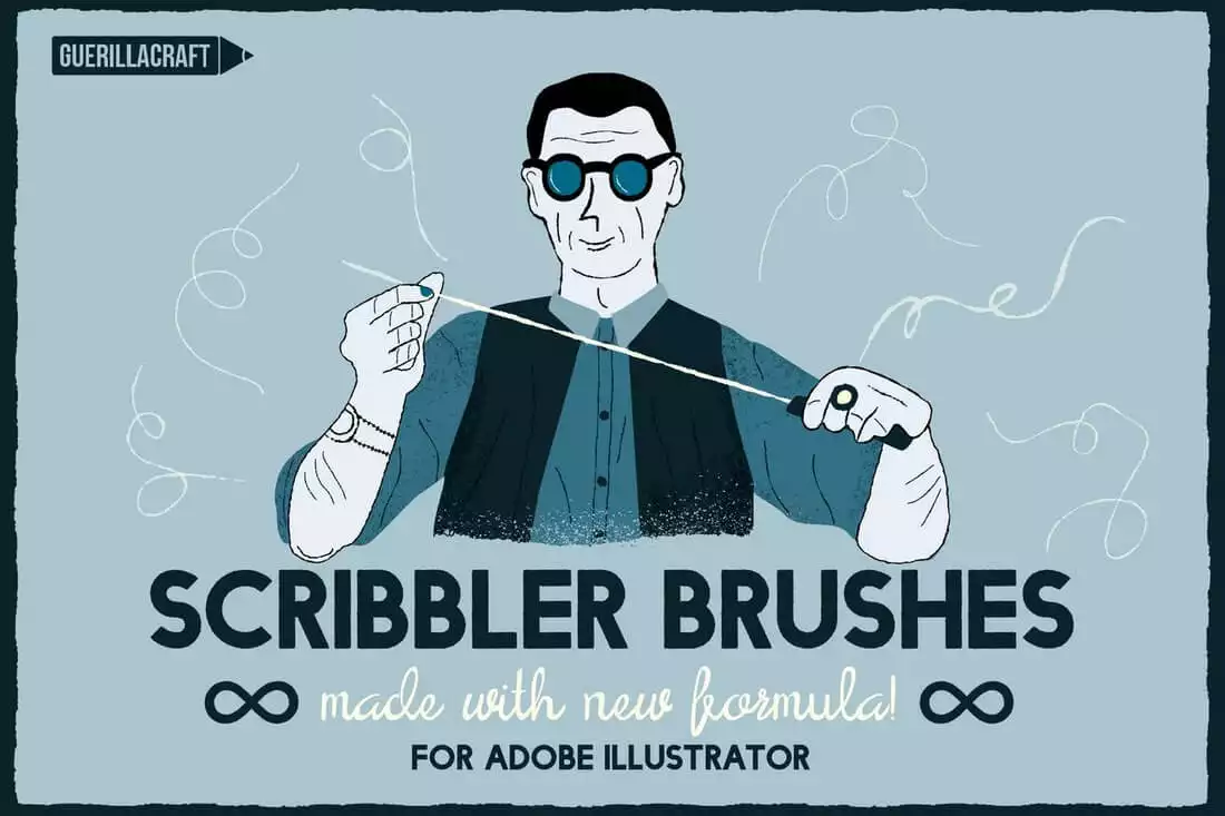 Scribbler Brushes for Adobe Illustrator | Design Shack