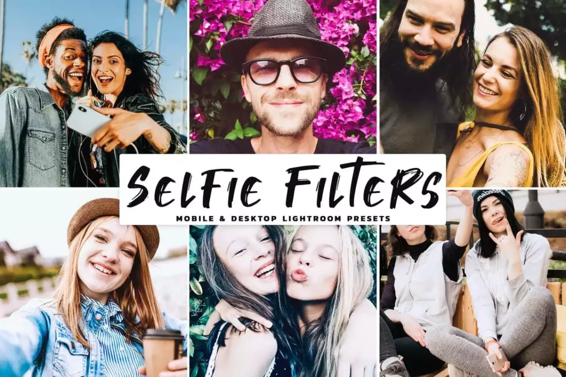 Selfie Filters Mobile & Desktop Lightroom Presets | Design Shack