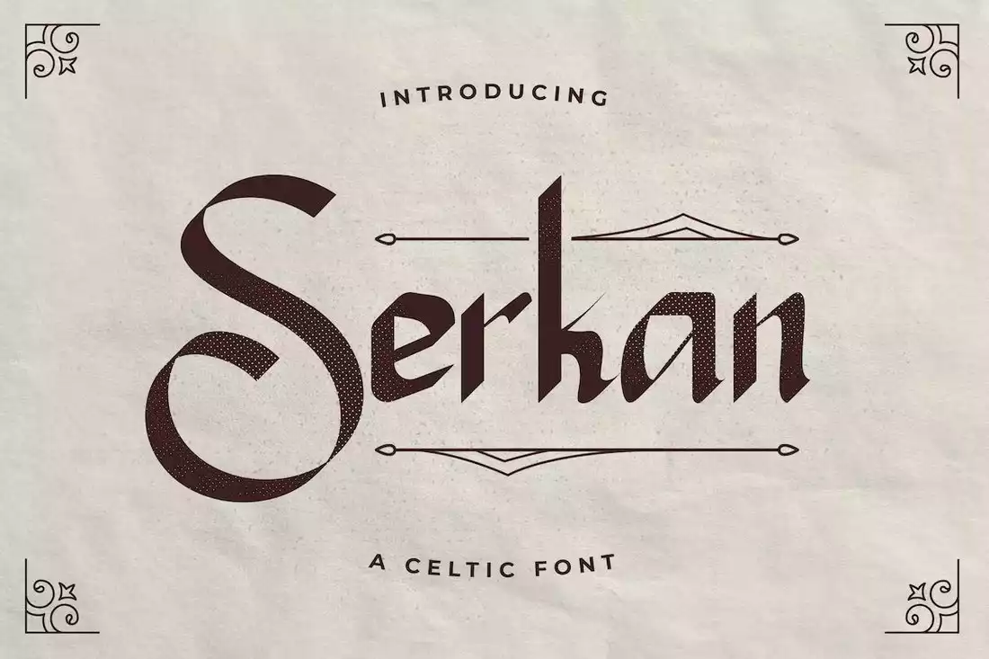 Serkan Celtic Medieval Font | Design Shack