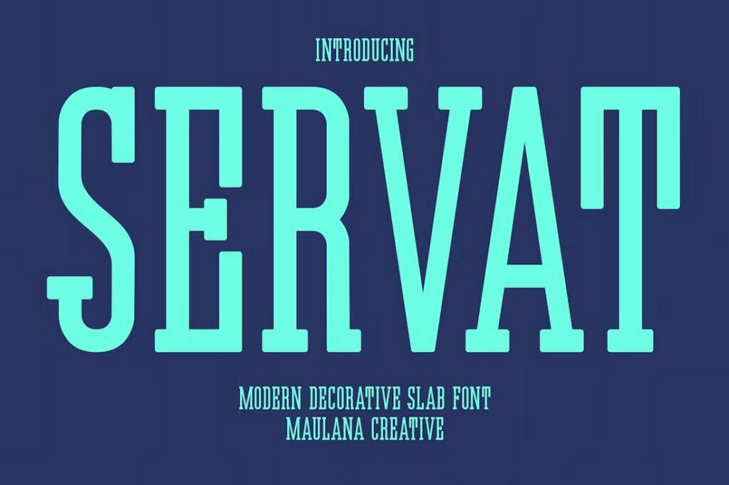 60+ Best Slab Serif Fonts of 2023 | Design Shack