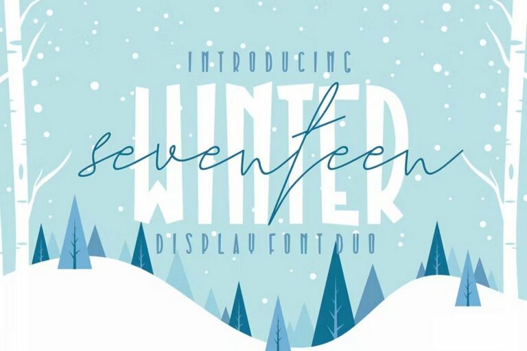 30+ Best Winter, Ice & Snow Fonts (Free & Pro) | Design Shack