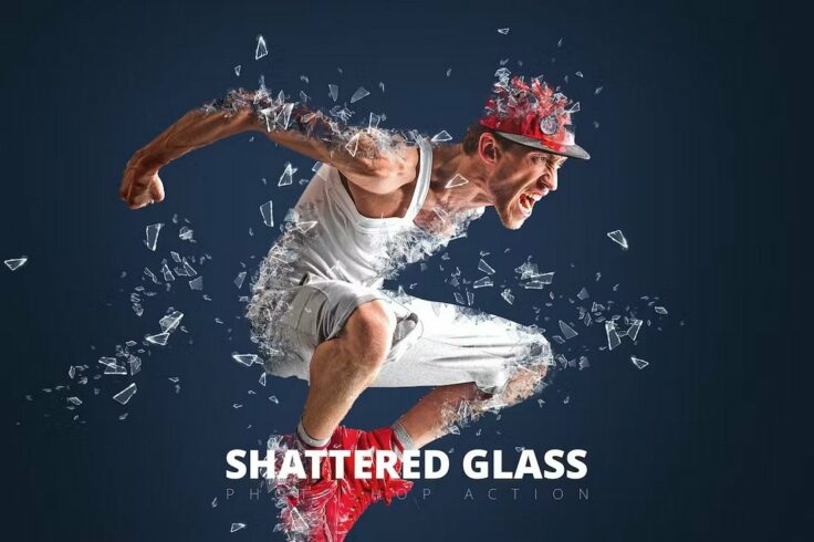 25+ Best Photoshop Glass Effect Templates, Textures & Text Effects ...