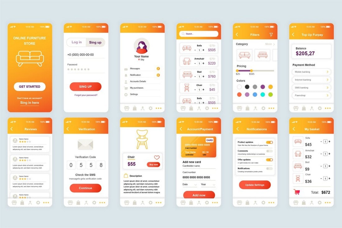 35+ Best Mobile App UI Design Examples + Templates | Design Shack