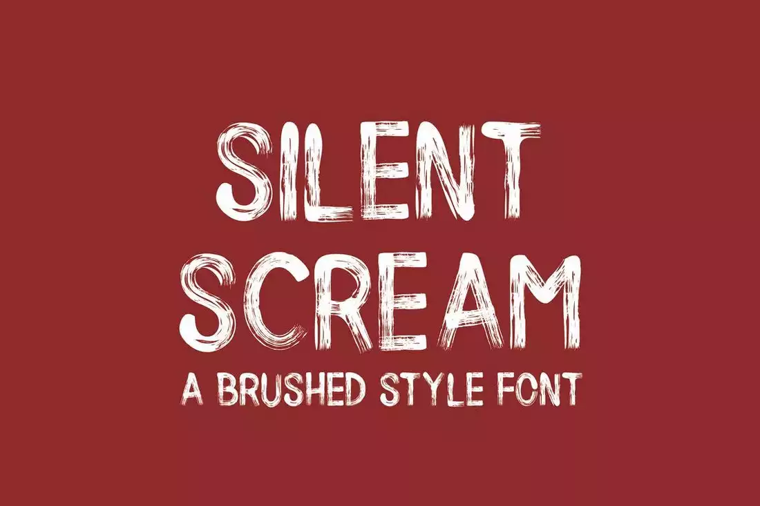 Silent Scream Creative Halloween Fonts | Design Shack