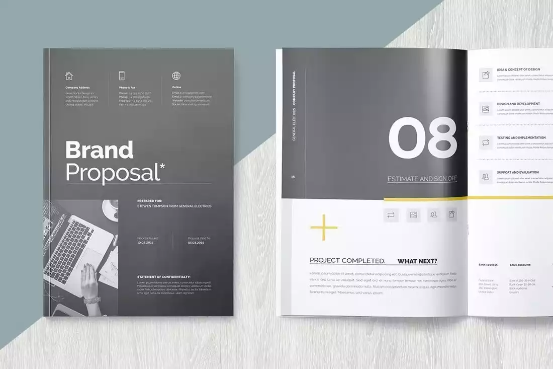 Simple Brand Proposal Template | Design Shack