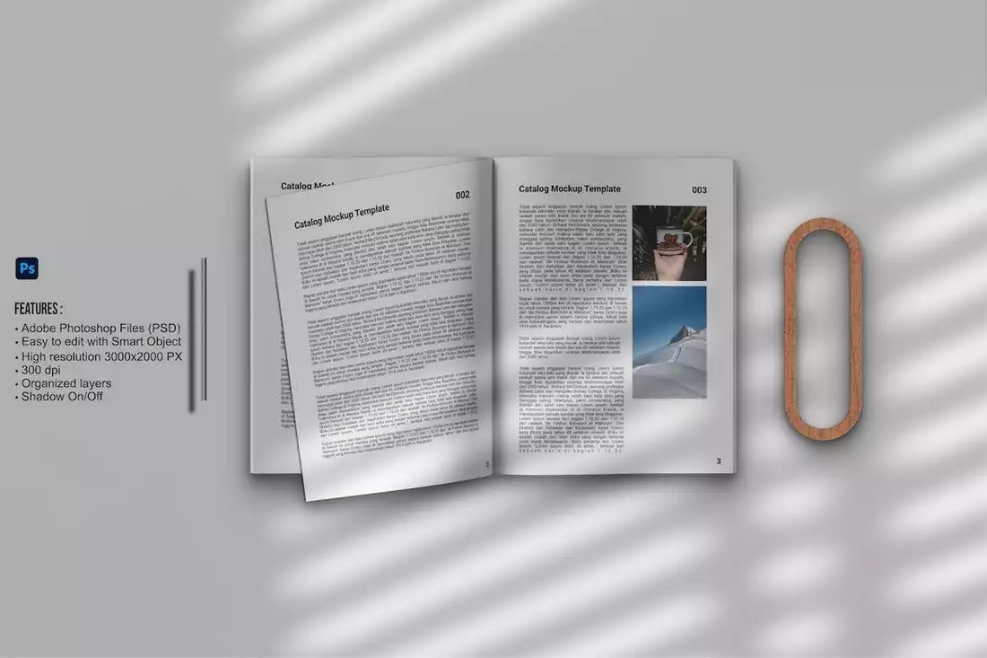 Simple Catalog Brochure Mockup Template | Design Shack