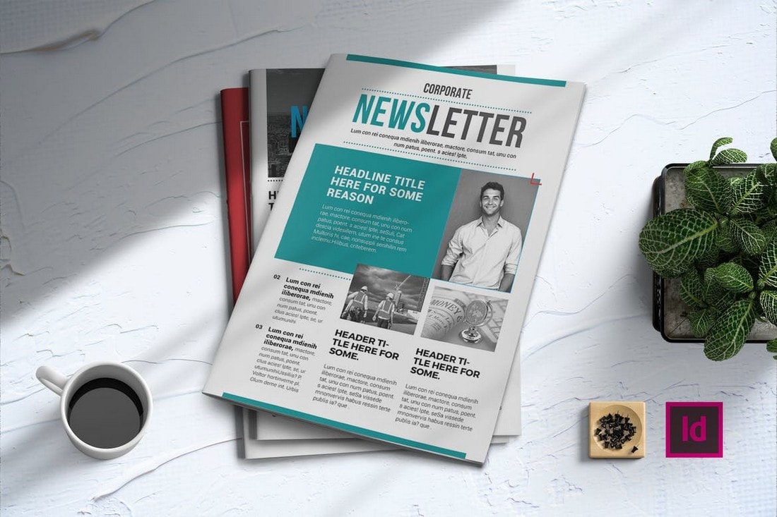 Adobe Indesign Newsletter Templates Printable Templates