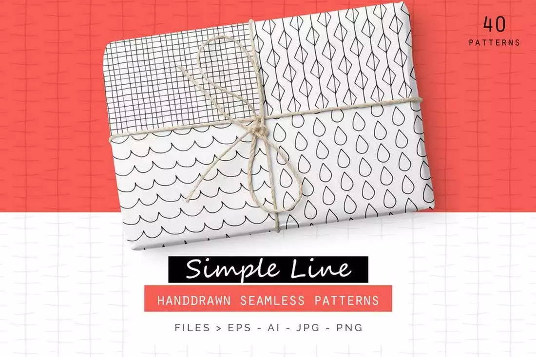 Simple Line Hand-Drawn Patterns | Design Shack