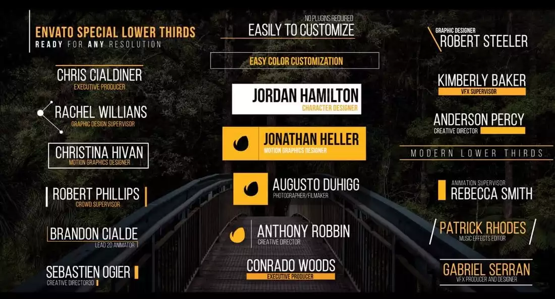 Simple Lower Thirds Templates | Design Shack