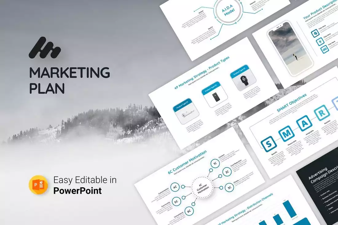 Simple Marketing Plan Presentation Template | Design Shack