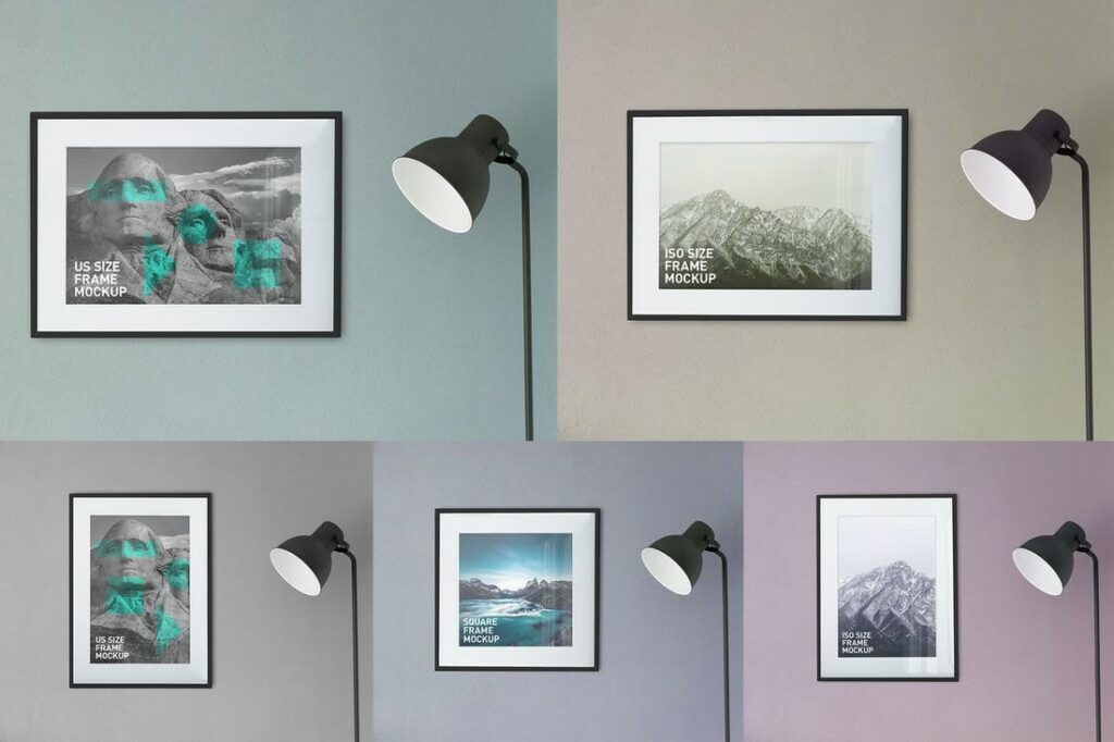 25+ Best Poster & Photo Frame Mockup Templates – Yes Web Designs